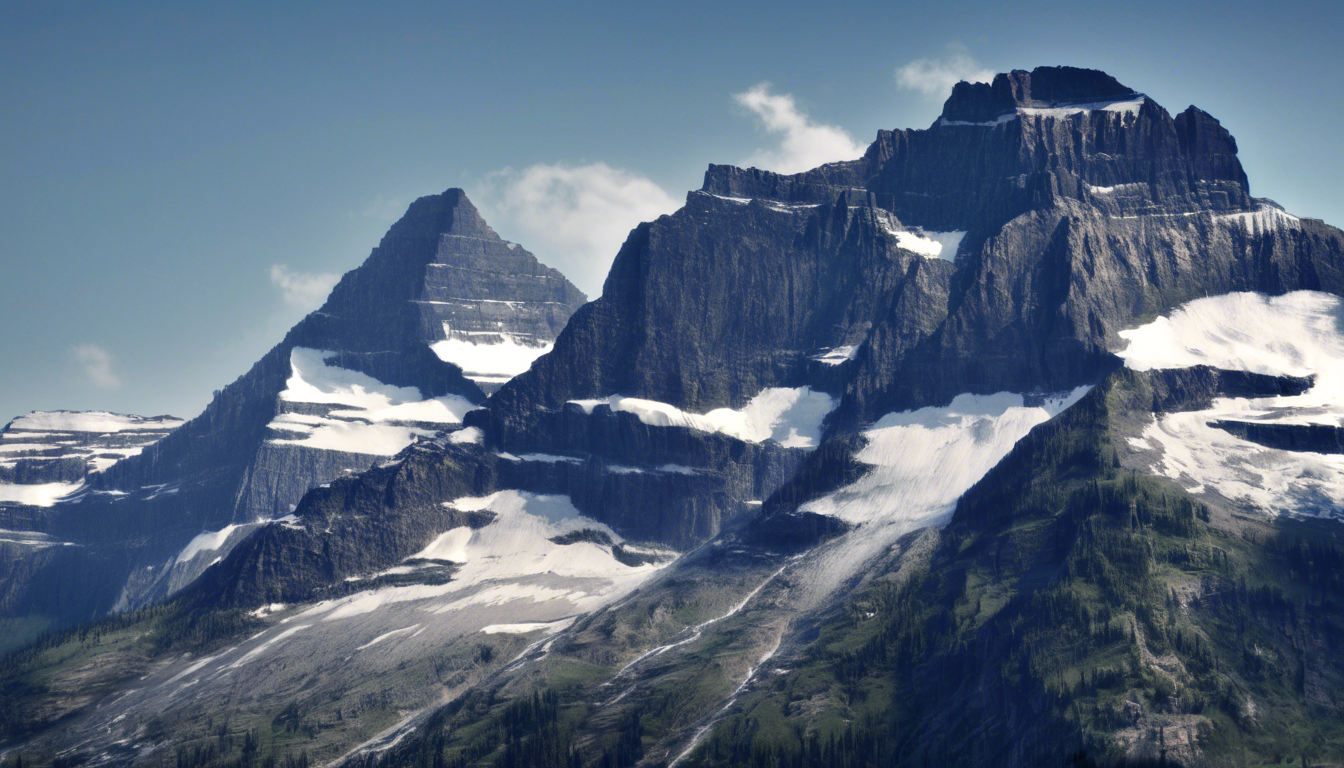 Mountains In Glacier National Park - Montana Sights